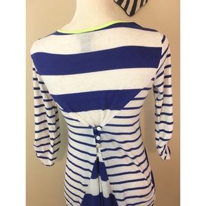Tops | Striped Wrapped Shirt | Poshmark